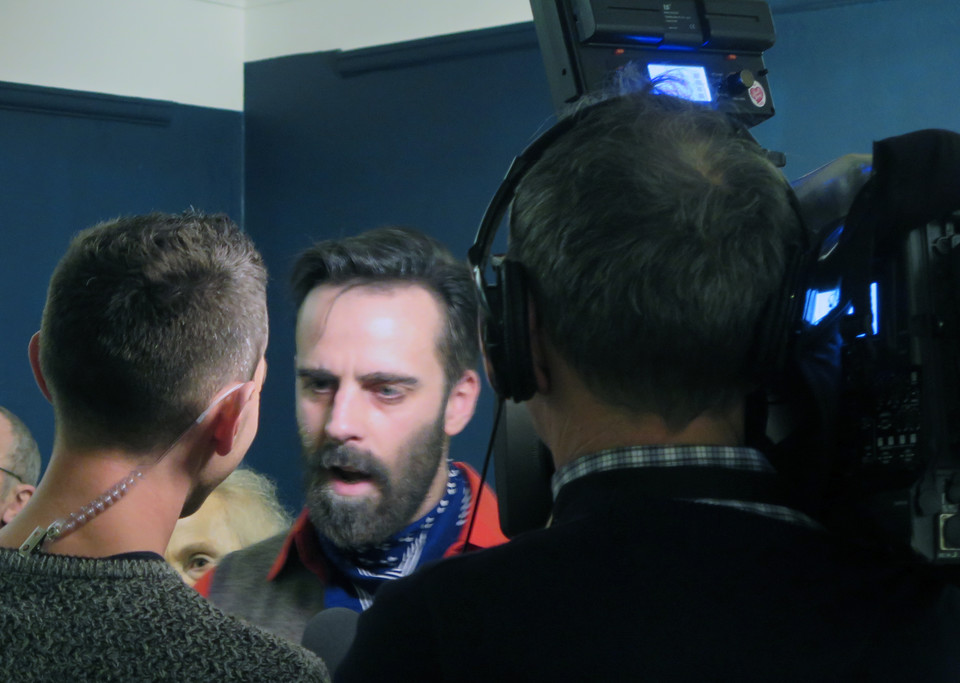 Stuart appears live on Anglia News | Stuart Pearson Wright