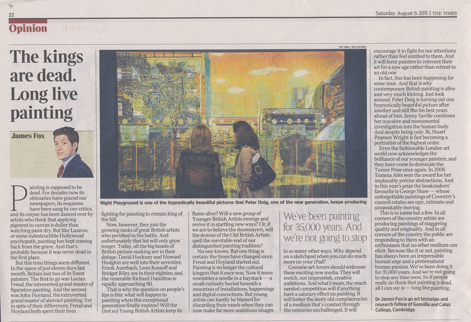 The kings are dead. Long live painting | Stuart Pearson Wright